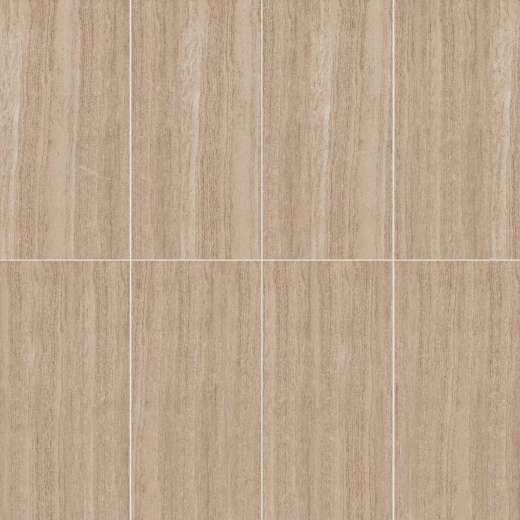 Serpegiante Vizon Porcelain Tile with Travertine Effect, 60x120 cm ...